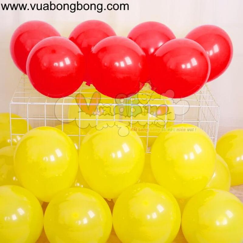 Bán bong bóng tròn cao su trơn đó và vàng ngày tết nguyên đán trang trí ...