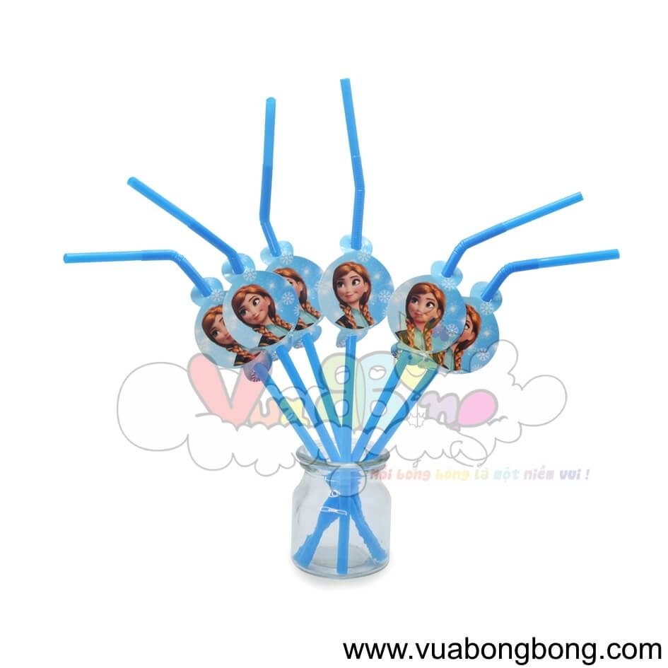 Bộ đồ dùng phụ kiện trang trí bàn tiệc sinh nhật công chúa Frozen Elsa ...