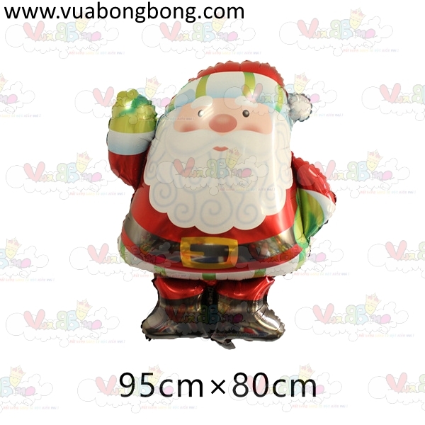 Bán bong bóng hình ông già noel mẫu 3 santa lou trang trí giáng sinh ...