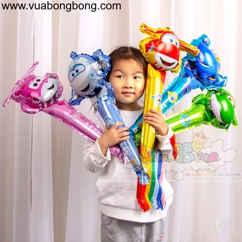 Bán bong bóng thanh cây cầm tay biệt đội siêu đẳng super wing phim hoạt ...