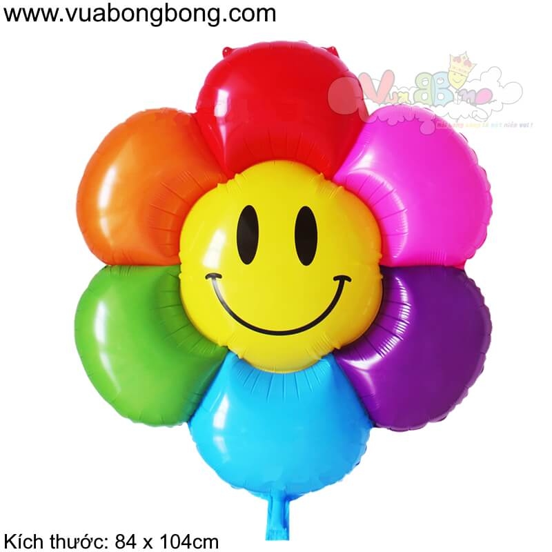 Bán bong bóng bay bông hoa cúc đủ màu size to lớn bơm oxi bán dạo Vua ...