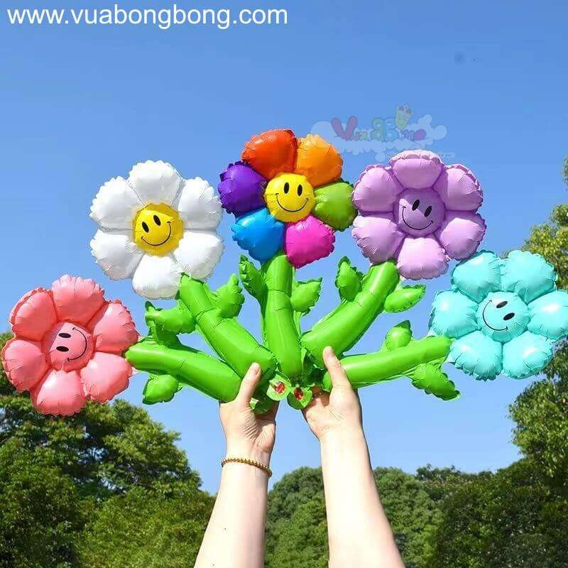 Bán bong bóng thanh gậy tay cầm dài bông hoa cúc daisy bán dạo giá rẻ ...