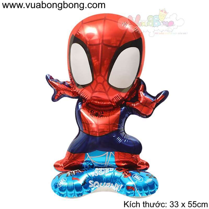 Bán bong bóng bay người nhện spider man có đế đứng trang trí sinh nhật ...